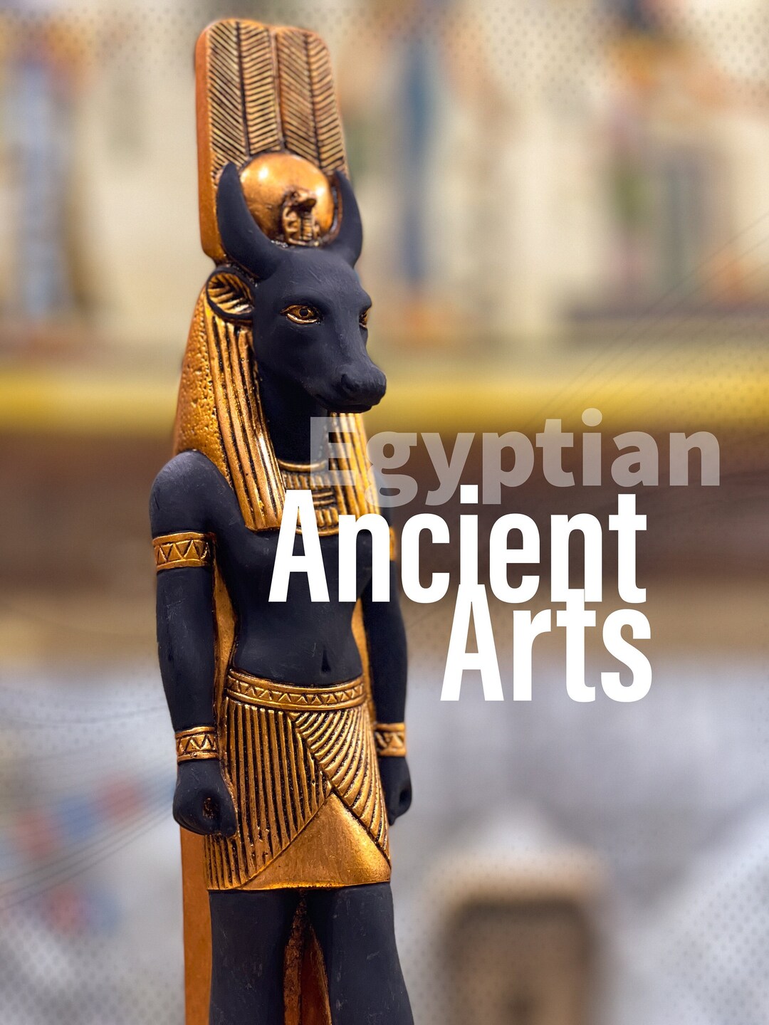 Goddess Hathor Statue in the Cow Form Made by Egyptian Hands - Etsy