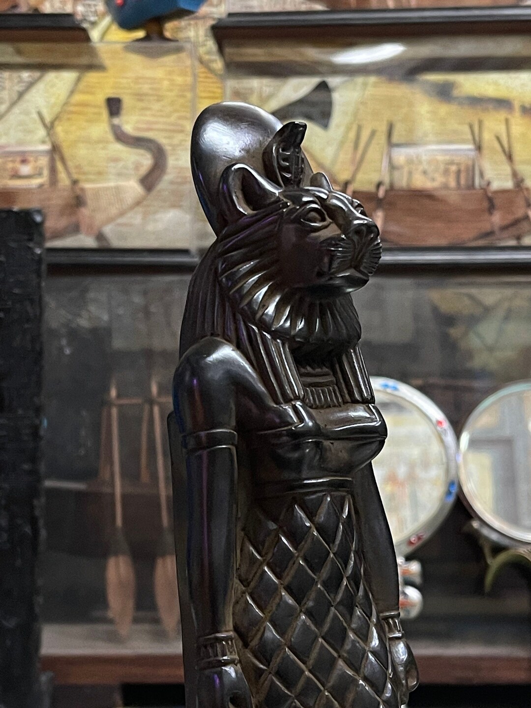 Egyptian Goddess Sekhmet, Ancient Sekhmet Statue for Sale - Etsy