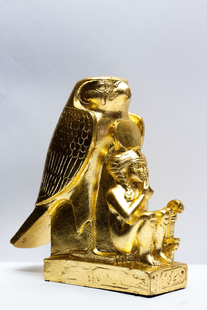 Egyptian God Horus With Ramses II - Horus Statue - Falcon Horus - Made ...