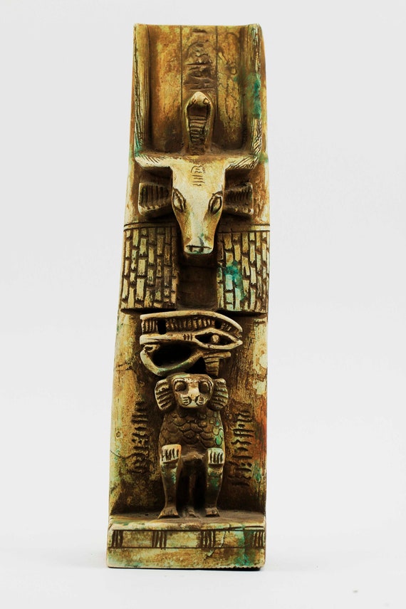 Egyptian Goddess Hathor With the Cow Head Hathor Statue With - Etsy