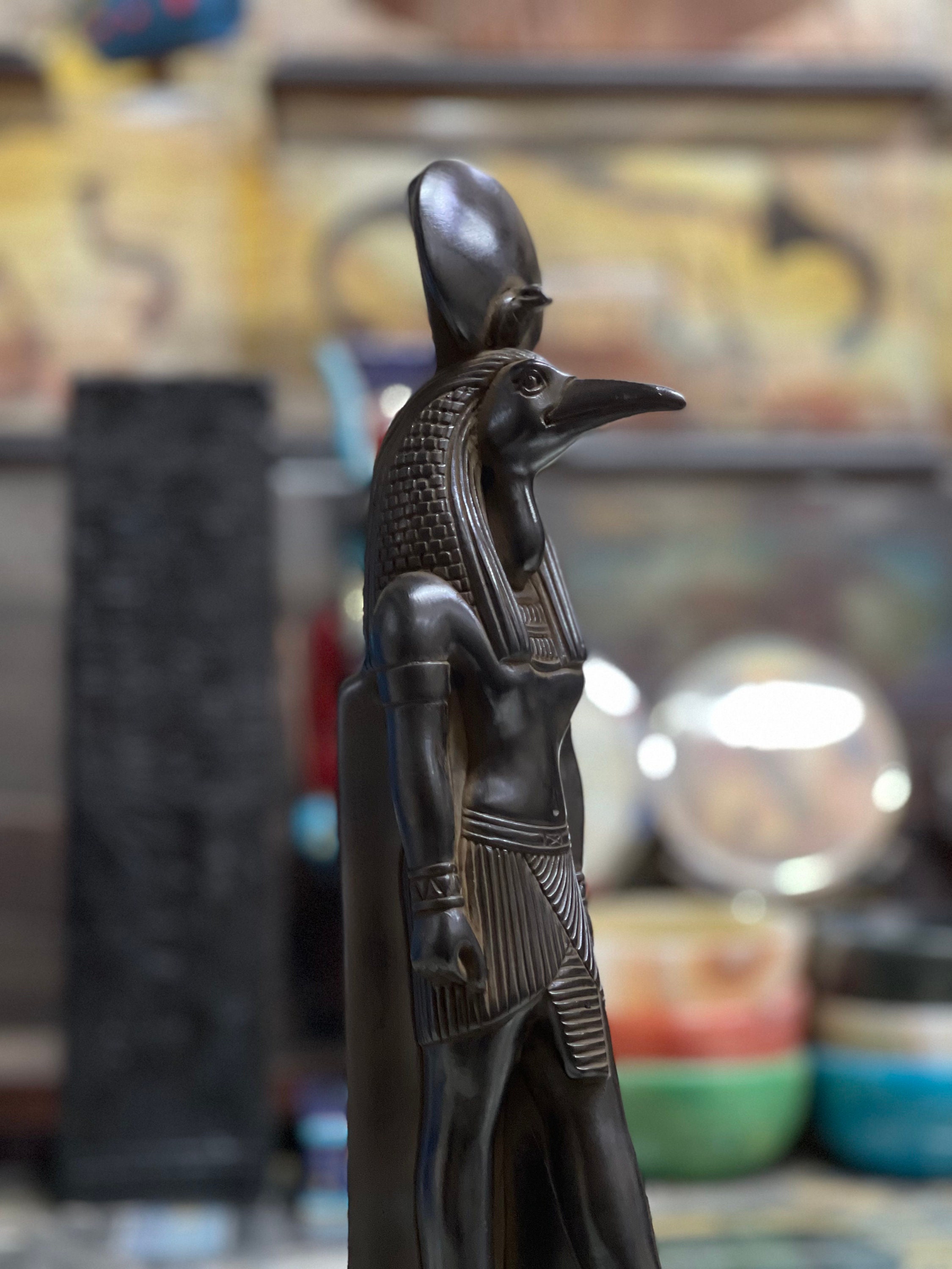 Ancient Egyptian Thoth Statue, God of Moon, Egyptian God of Wisdom ...