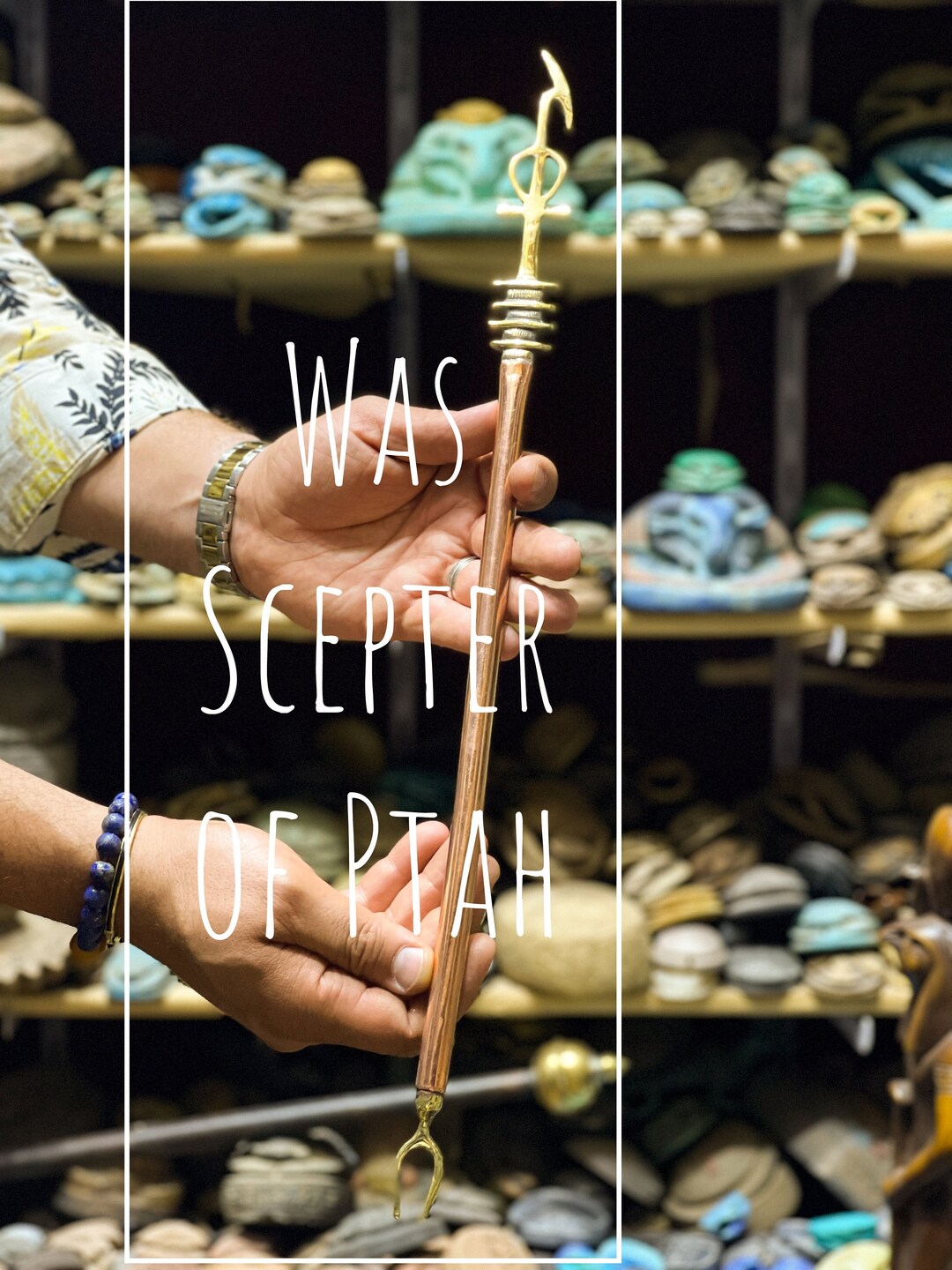 Fantastic God Ptah Was Scepter - Made With Egyptian Hands & Soul - Etsy