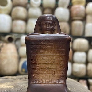 Egyptian Scribe Statue, Read and Write Figurine Statue in Ancient Egypt ...