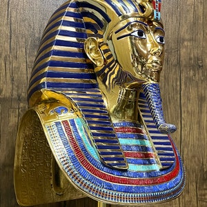 Original Size King Tutankhamun Mask, Copy Mask for King Tutankhamun. the Only One on the World ...