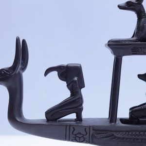River Boat With Egyptian Anubis and With Beautiful Egyptian Details ...