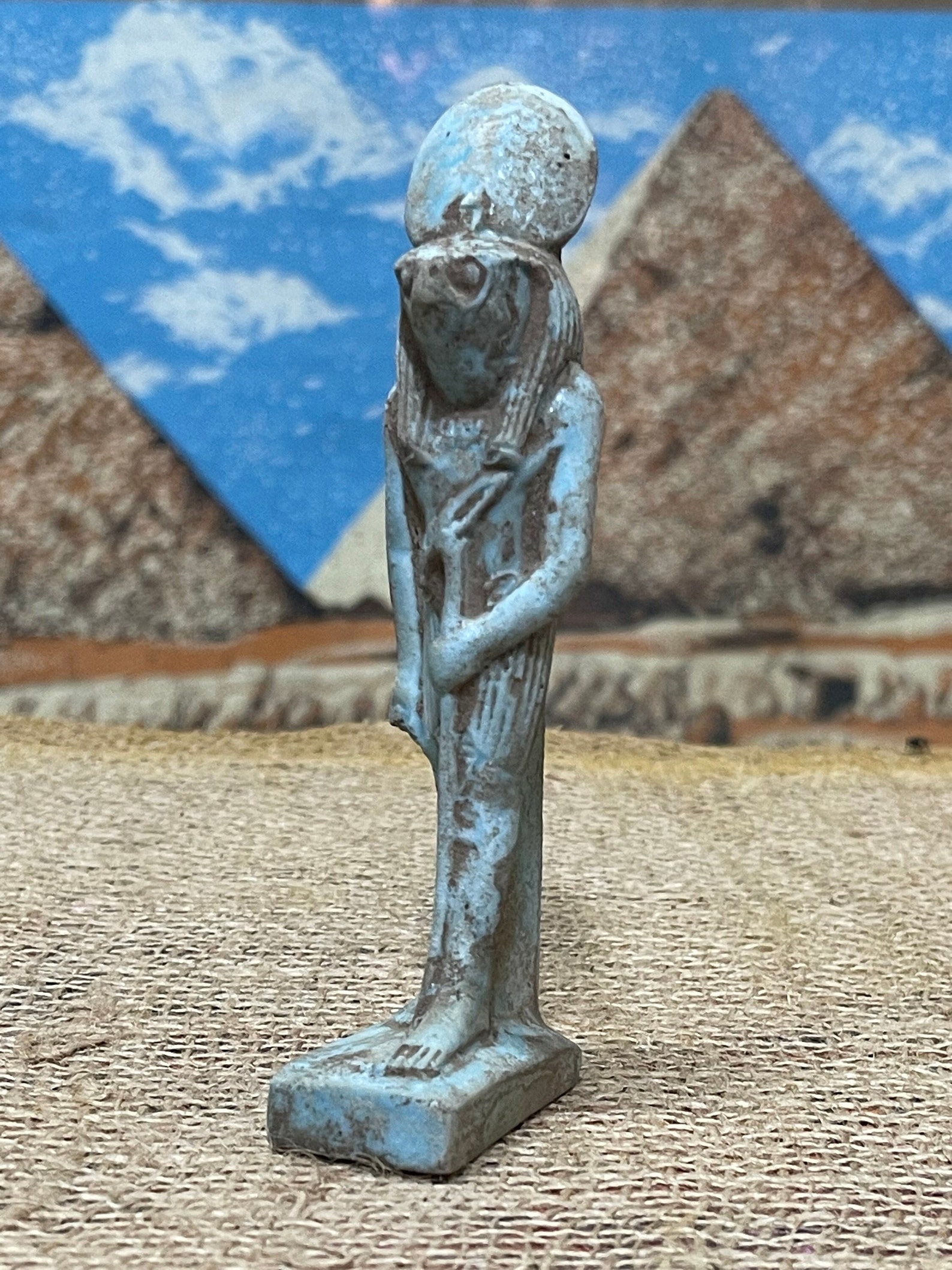 Mini Egyptian RA the God of Sun Wearing Sun Disk RA Altar - Etsy