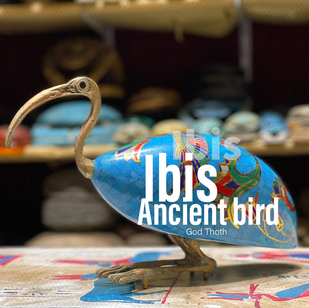 Ibis Thoth Statue , Egyptian Ibis Bird, God Thoth Ibis Form, Special ...