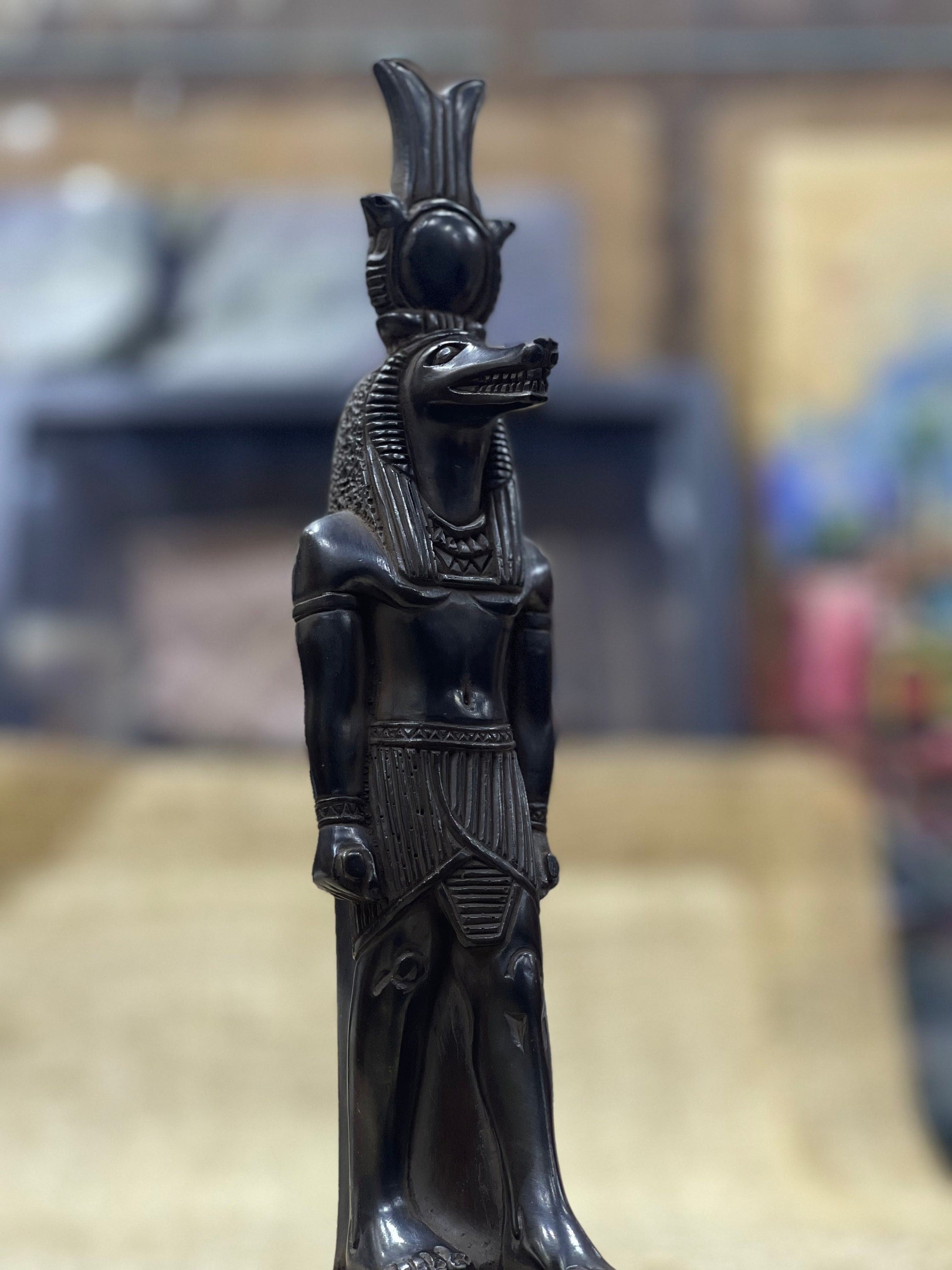 God Sobek Statuette Sobek God of the Nile Statue in Ancient - Etsy