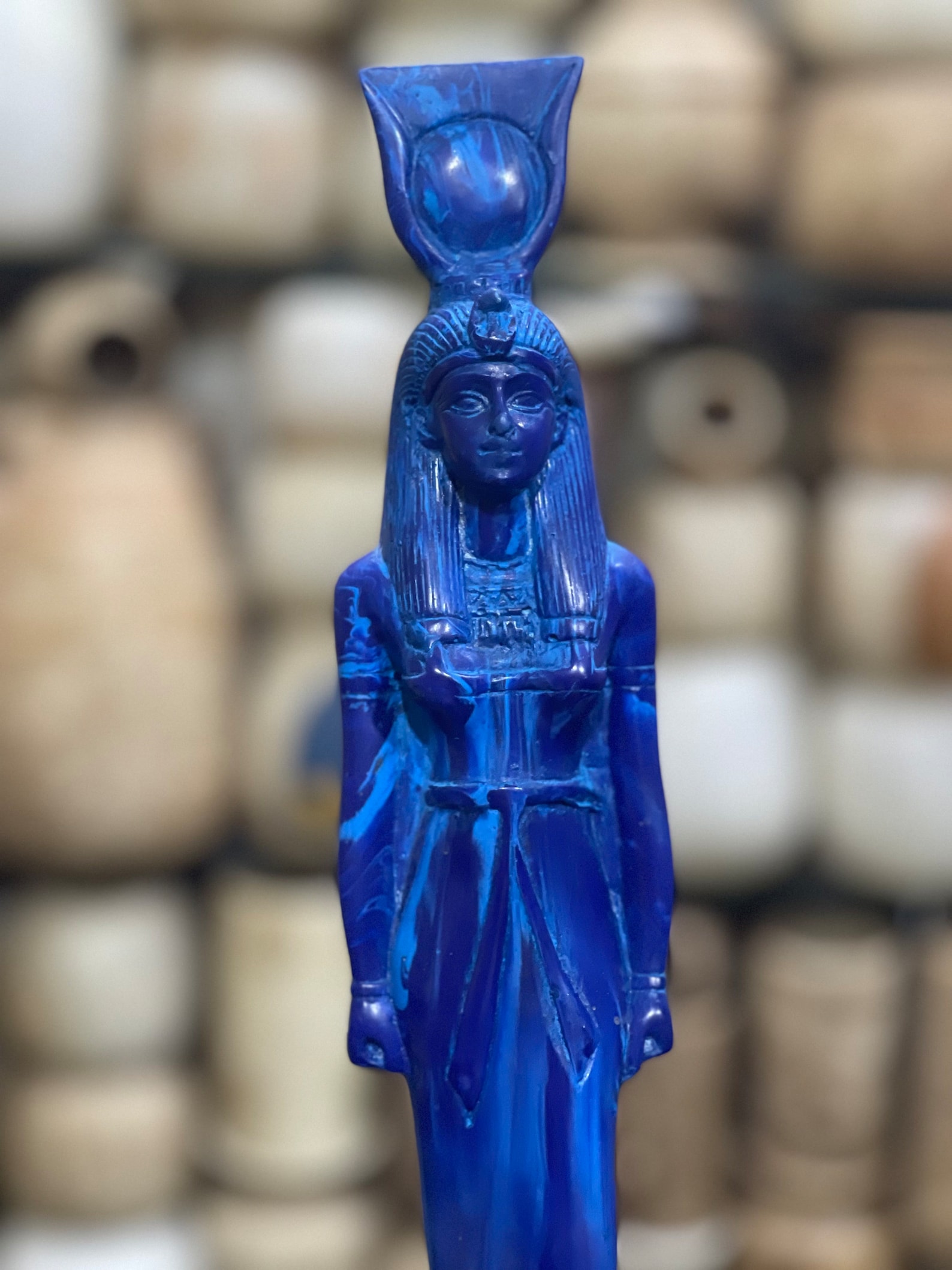 Egyptian Goddess Hathor Statue, Beautiful Goddess Hathor, Egyptian ...