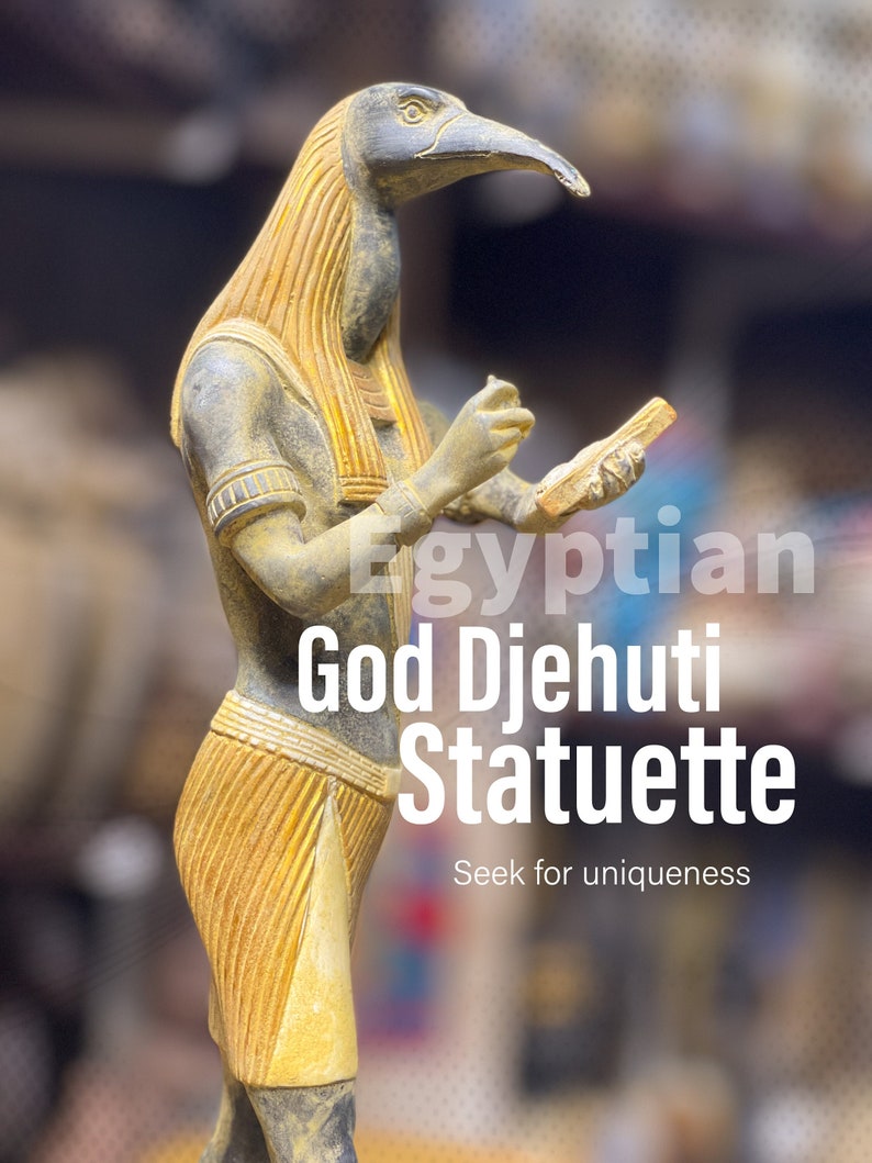 Ancient Egyptian Thoth Statue, God of Moon, Egyptian God of Wisdom. - Etsy