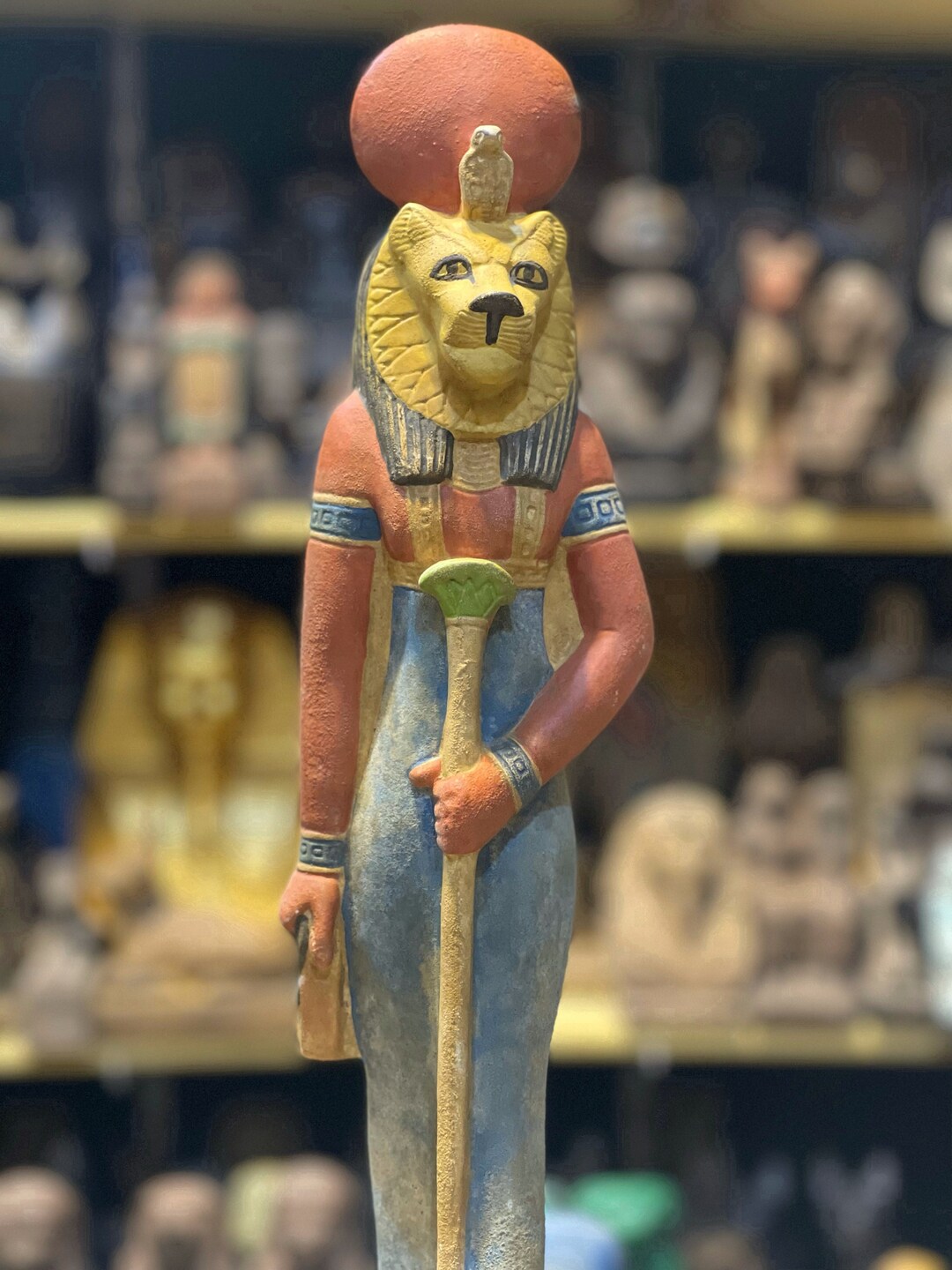 Ancient Egyptian Sekhmet Goddess, Goddess Sekhmet Statue Made From ...