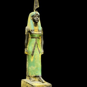 Ancient Egyptian Goddess Maat Sculpture - Maat Statue - Goddess of ...