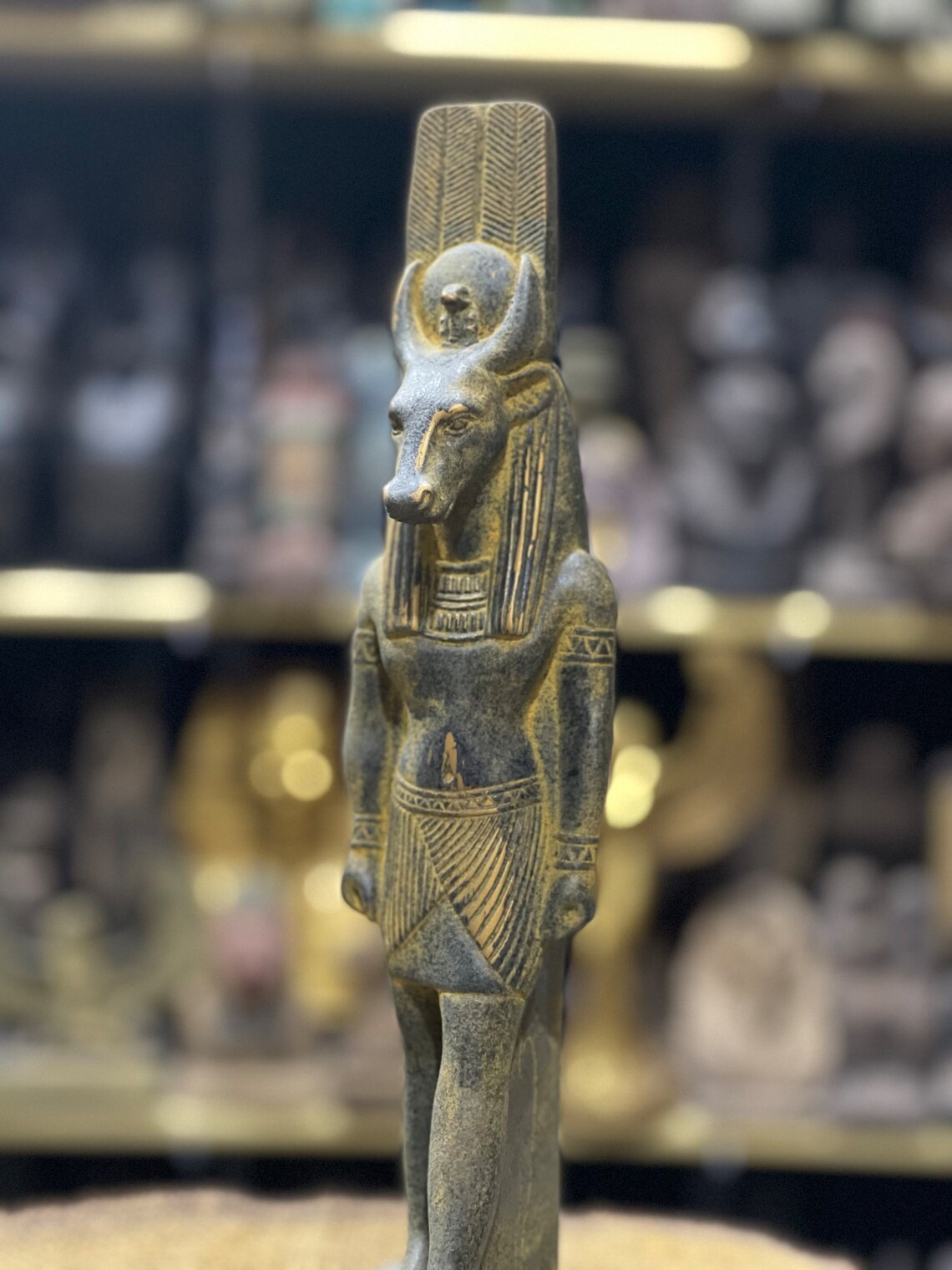 Goddess Hathor Statue in the Cow Form , Made by Egyptian Hands - Etsy