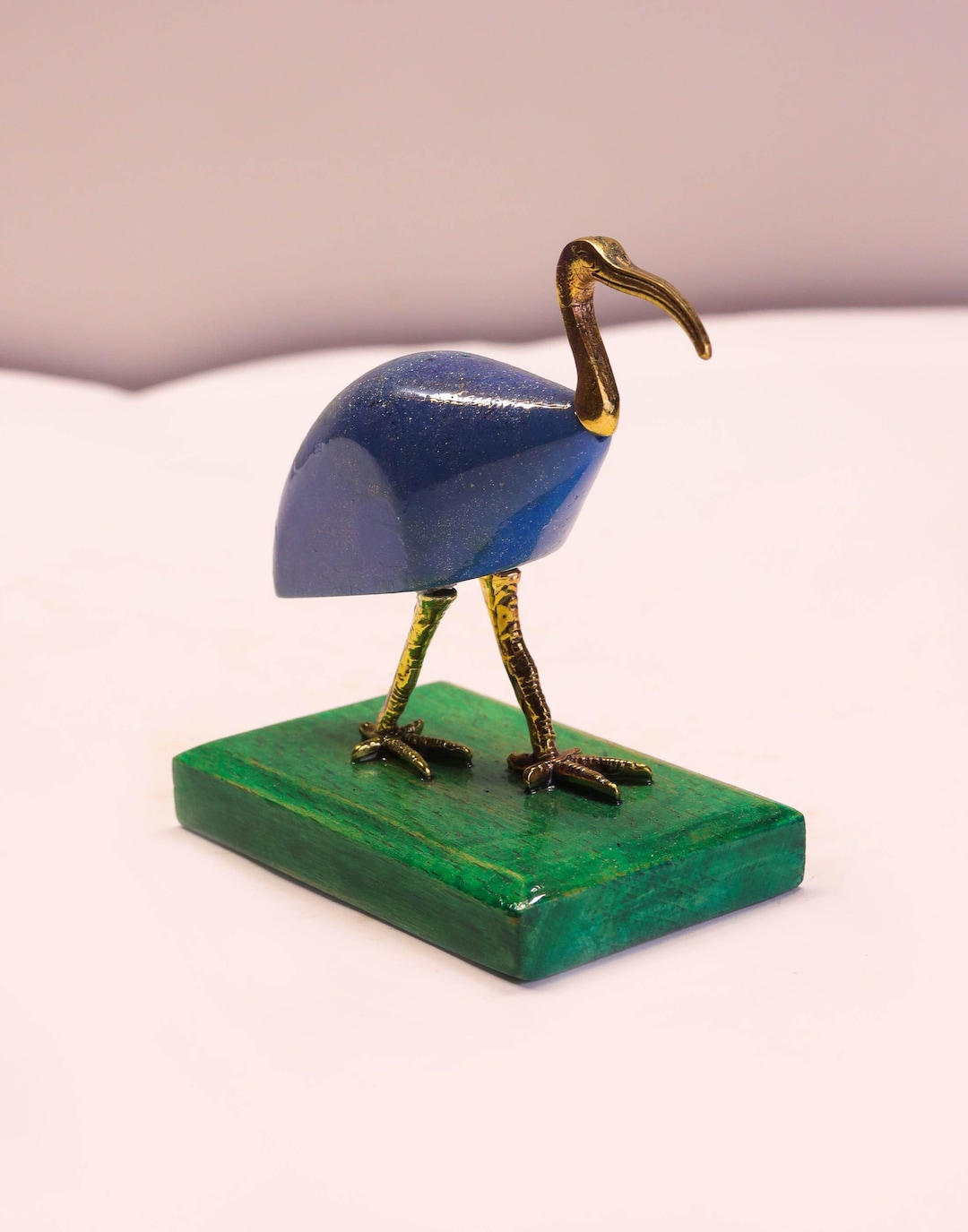 Blue Ibis Thoth Statue Made From Brass, Egyptian Ibis Bird, God Thoth ...