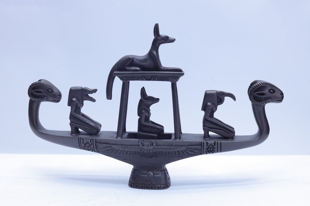 Remarkable River Boat of God Anubis With Amazing Egyptian Details- Our ...