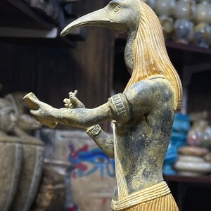 Ancient Egyptian Thoth Statue, God of Moon, Egyptian God of Wisdom. - Etsy