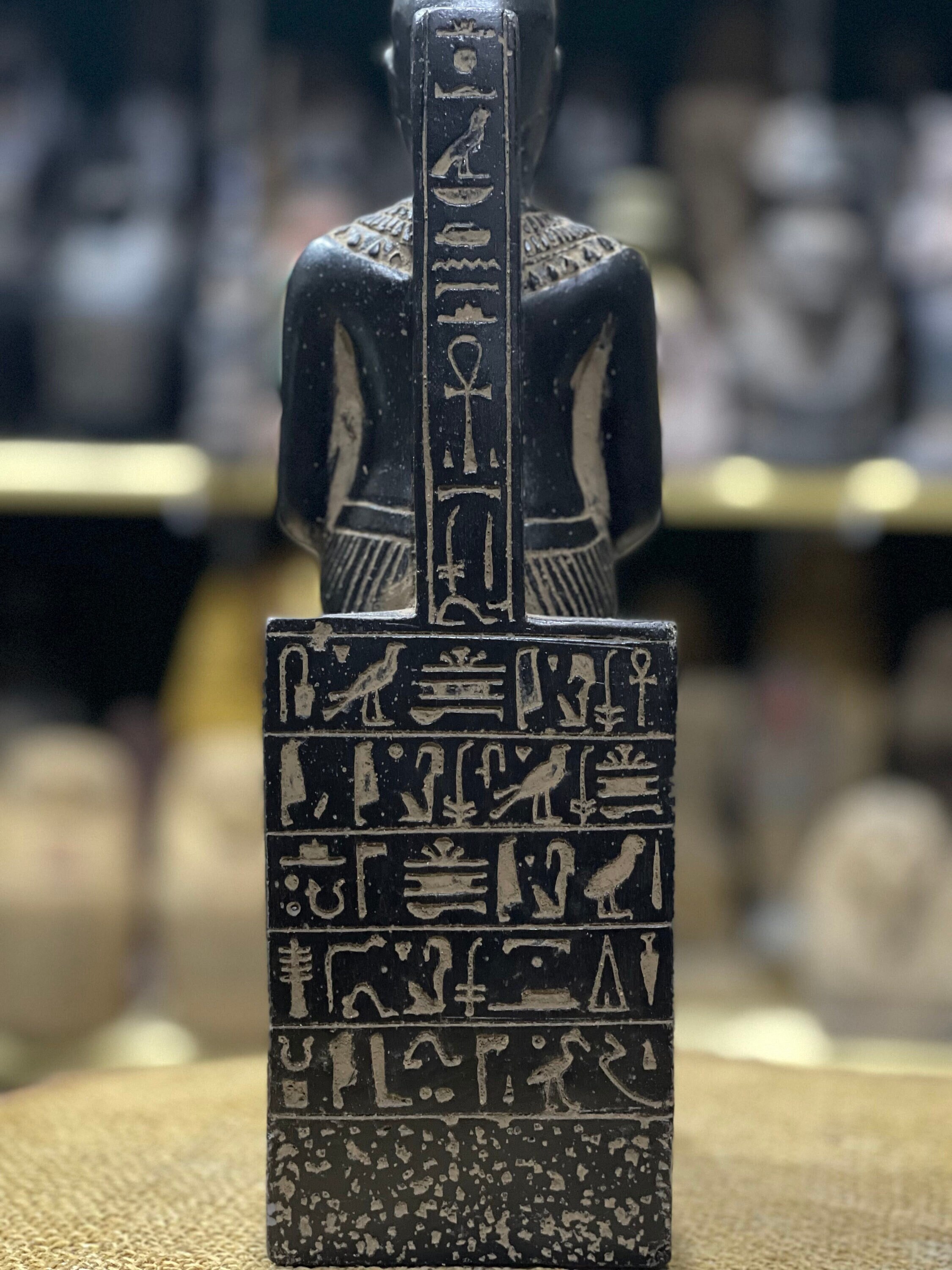 Egyptian Imhotep Statue - Ancient Engineer Imhotep - Pharaonic Statue ...