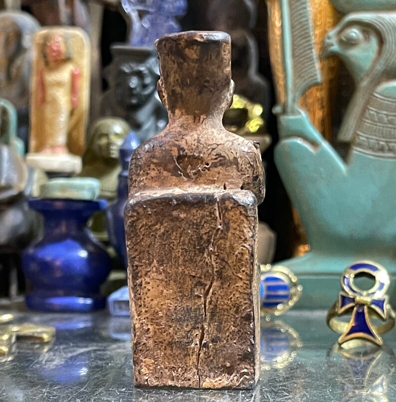 Pharaoh Khufu, the Great Pyramid Builder, Replica Khufu Statue ...