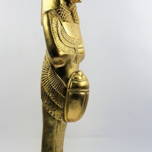 Ancient Egyptian Goddess Isis Statue , Isis Ushabti With Scarab for ...