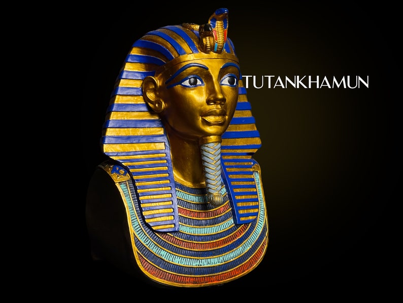 Egyptian King Tutankhamun's Mask, Home Decor Masks, Egyptian Decor. - Etsy
