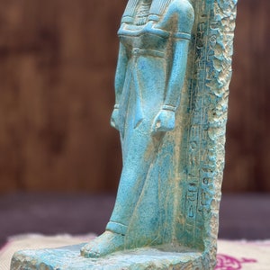 Egyptian Goddess Isis Statue With Special Cartouche, Isis Statue With ...
