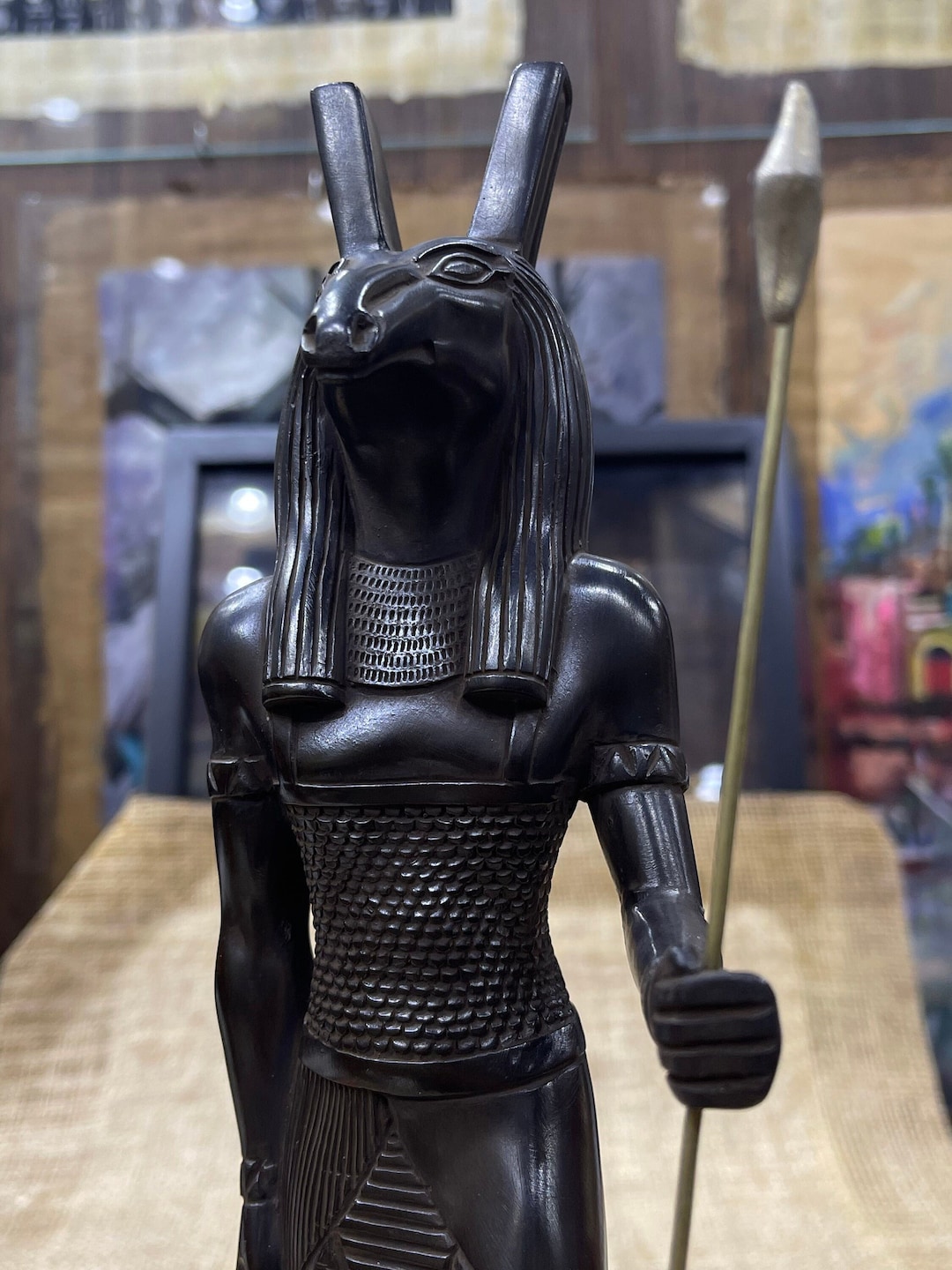 Ancient Egyptian God Seth, Egyptian Seth Statue. - Etsy
