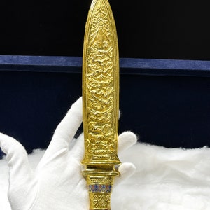Marvelous King Tutankhamun's Dagger-a Rare Unique Dagger- Brass 24K ...