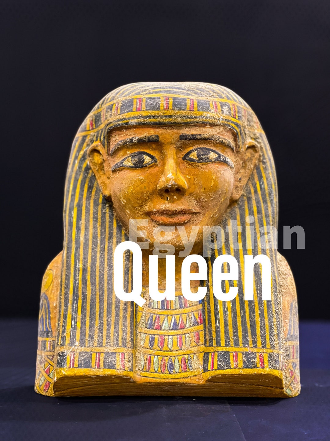 Ancient Egyptian Pharaoh Queen - Pharaonic Statue - Egyptian Art - Etsy