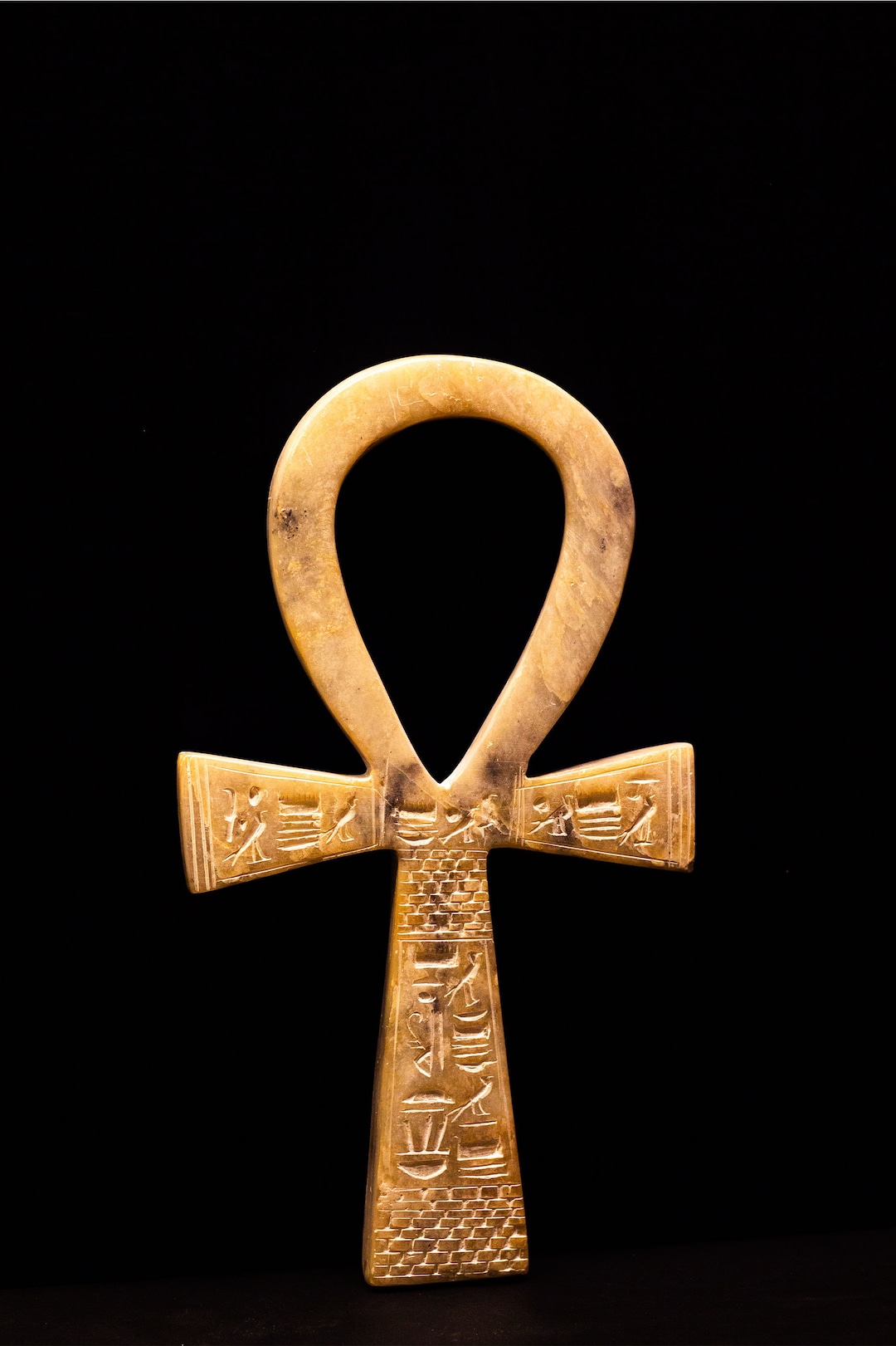 Alabaster Egyptian Ankh, Key of Life, Handmade Key, Ankh Key, Made in ...