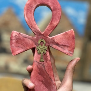 Red Ankh Key of Life. Alabaster Ankh Key - Made in Egypt - Etsy