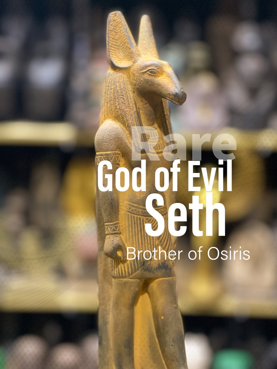 Ancient Egyptian God Seth, Egyptian Seth Statue - Made in Egypt - Etsy