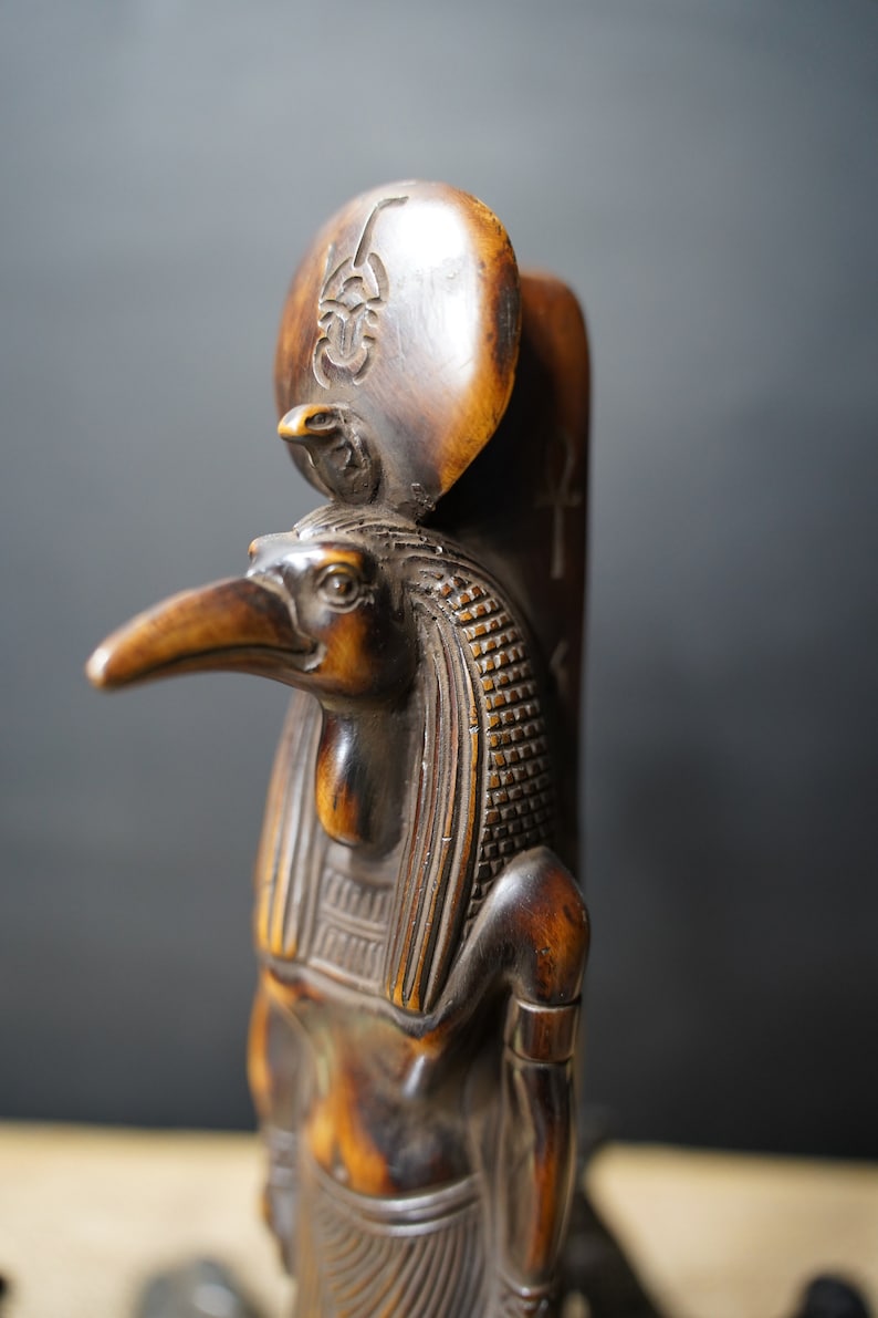 Ancient Egyptian Thoth Statue, God of Moon, Egyptian God of Wisdom ...