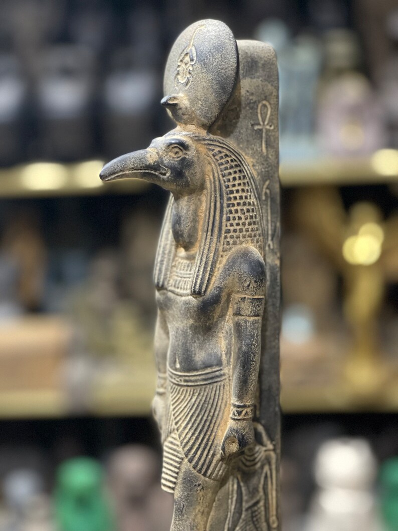 Ancient Egyptian Thoth Statue, God of Moon, Egyptian God of Wisdom ...