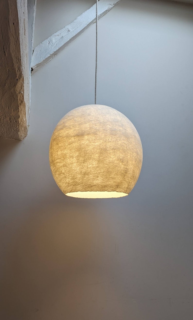 Cocoon Bubble Pendant Lamp in Felted Wool - Cluster of Lamps - Etsy
