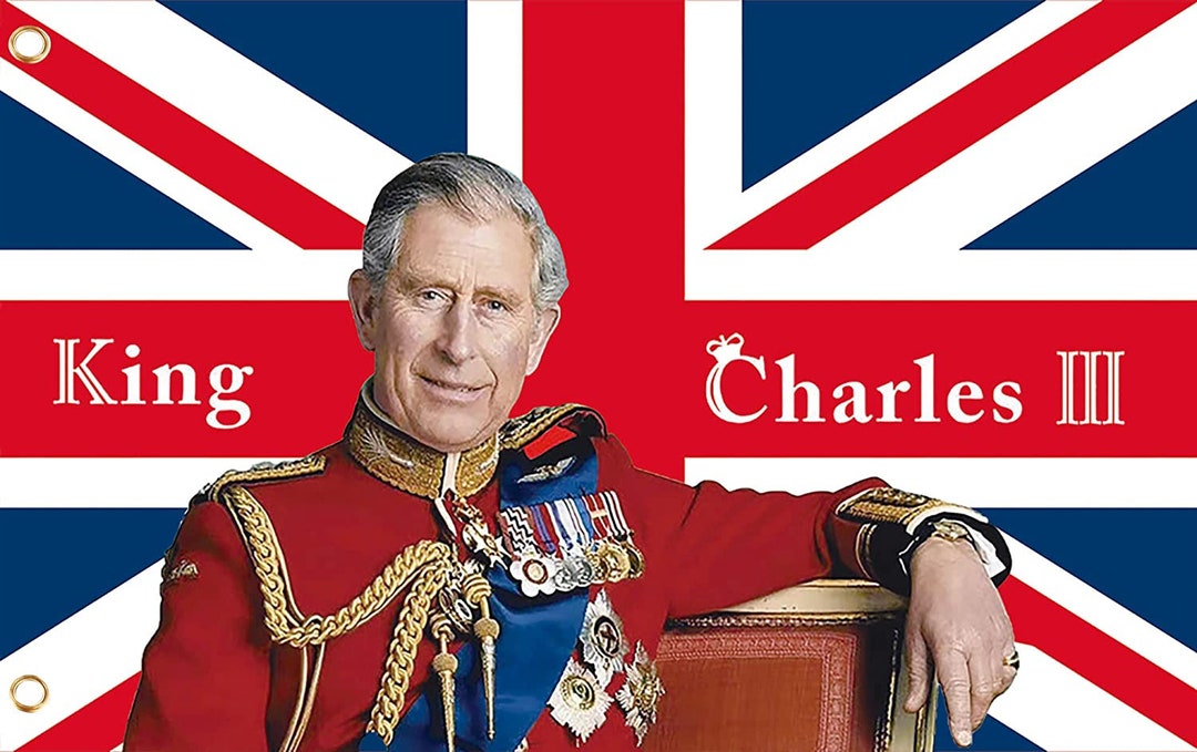 5ft X 3ft LARGE Union Jack King Charles III Coronation Great Britain ...