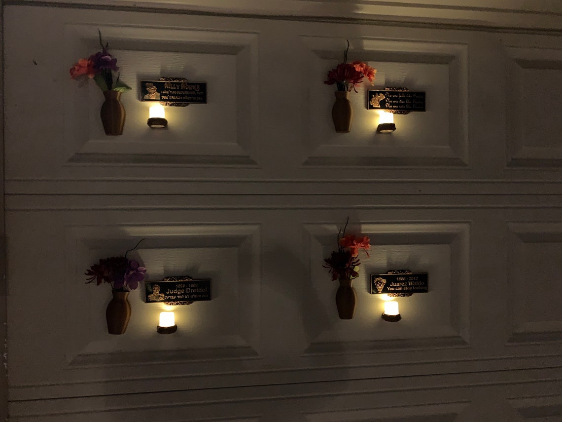 Mausoleum Niche Plaques and Accessories for Halloween - Etsy