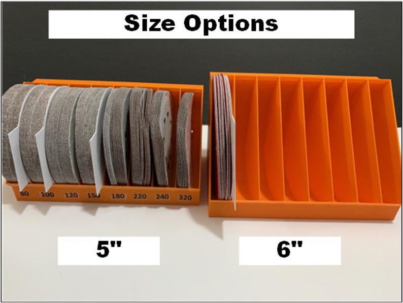 5-inch and 6-inch Sanding Disc Storage, Multiple Color Choices, Pad ...