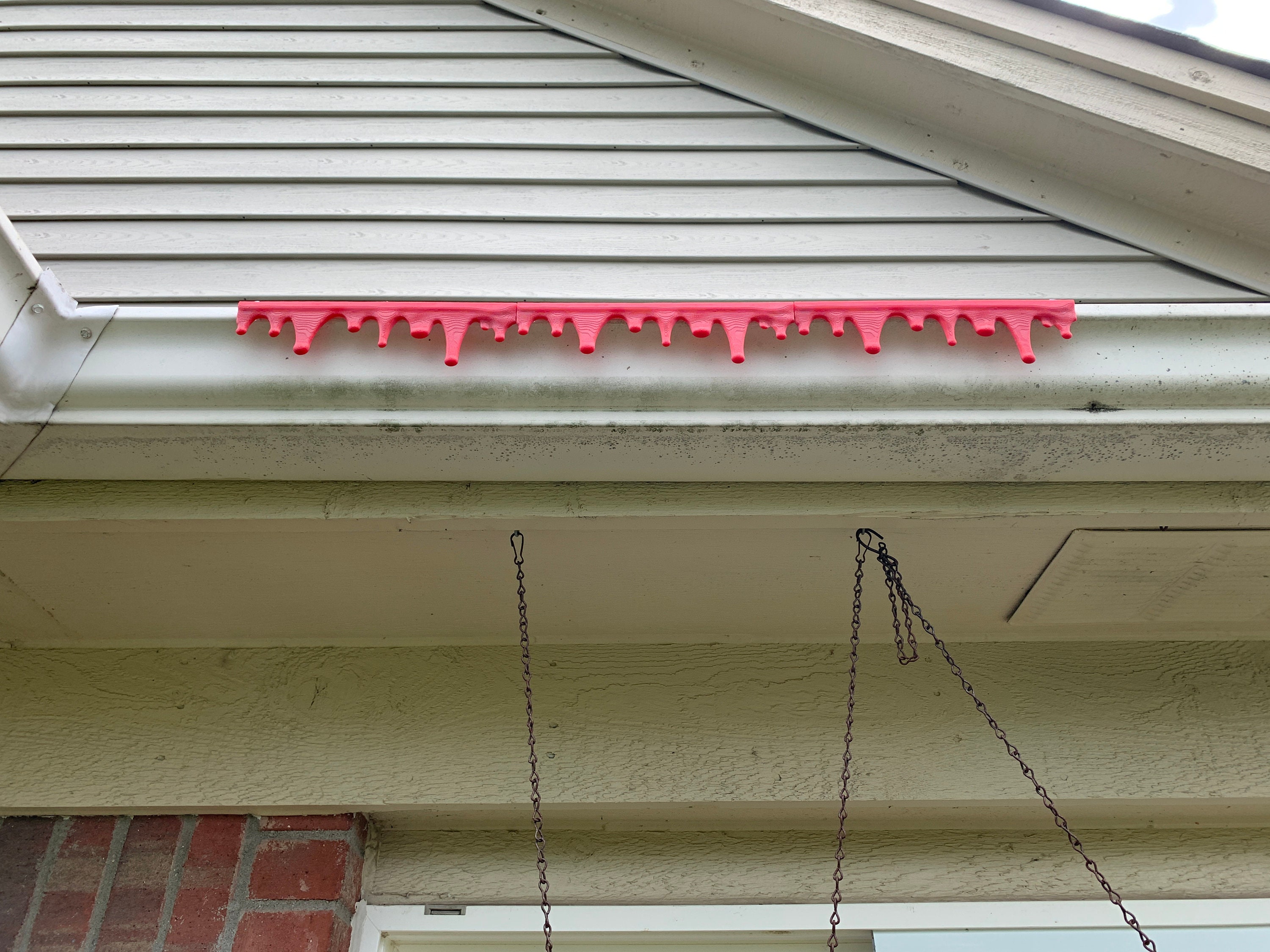 Dripping Blood From Roof Gutter Door Car or Garage - Etsy