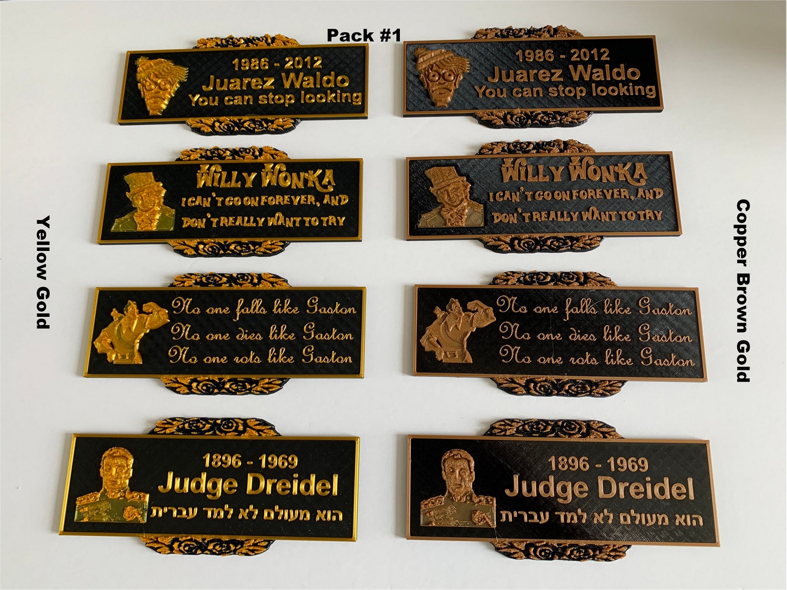 Mausoleum Niche Plaques and Accessories for Halloween Graveyard ...