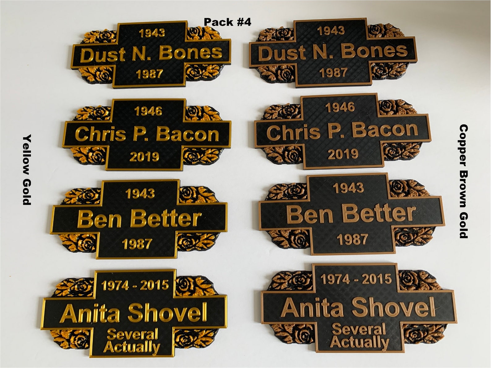 Mausoleum Niche Plaques and Accessories for Halloween - Etsy