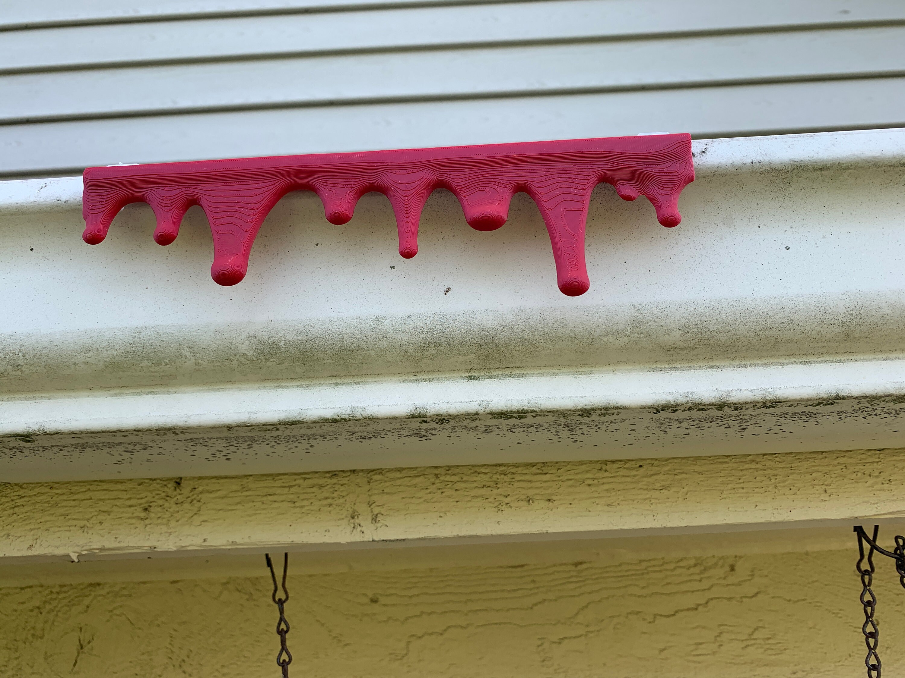 Dripping Blood From Roof Gutter Door Car or Garage - Etsy