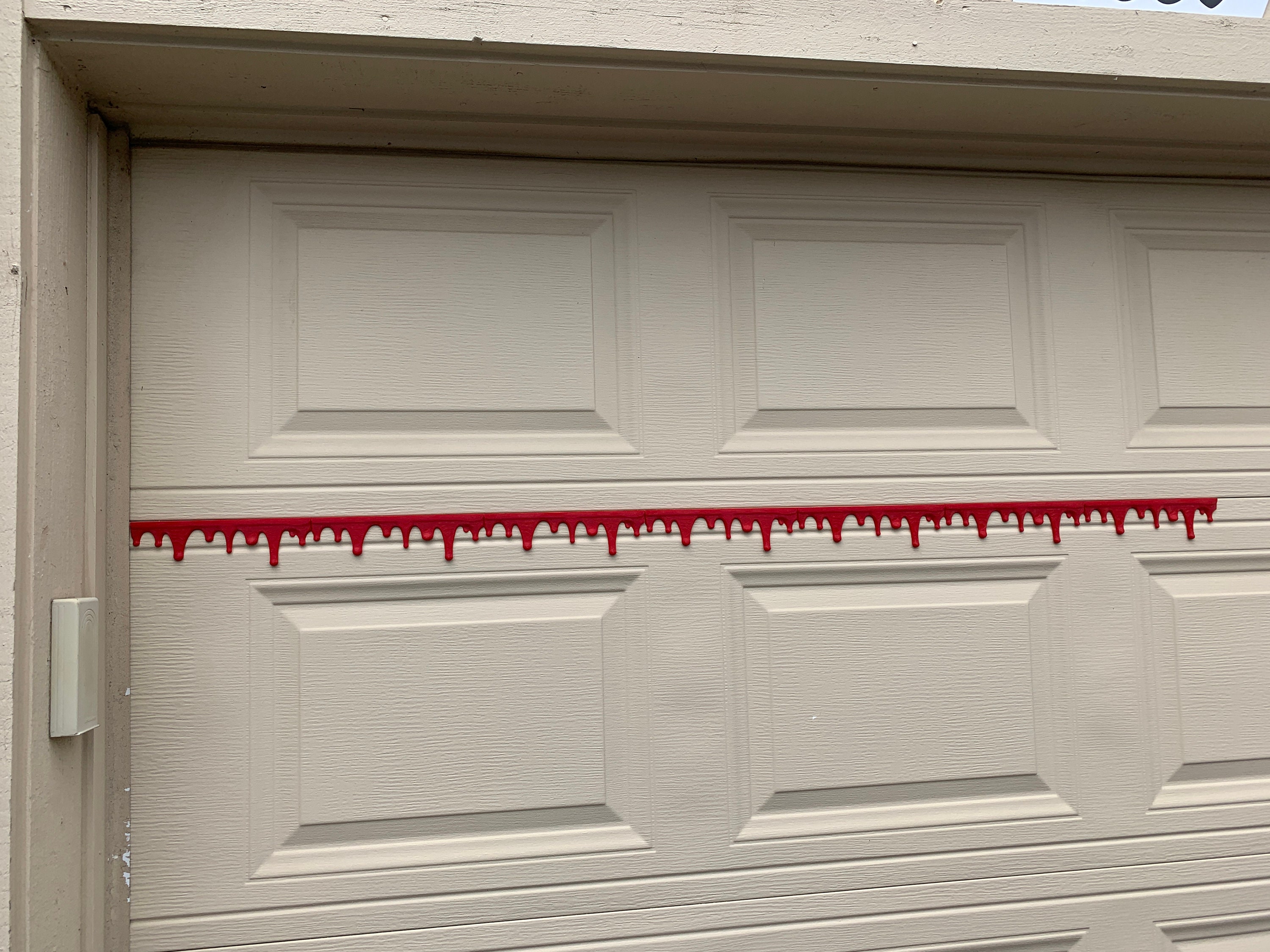 Dripping Blood From Roof Gutter Door Car or Garage - Etsy