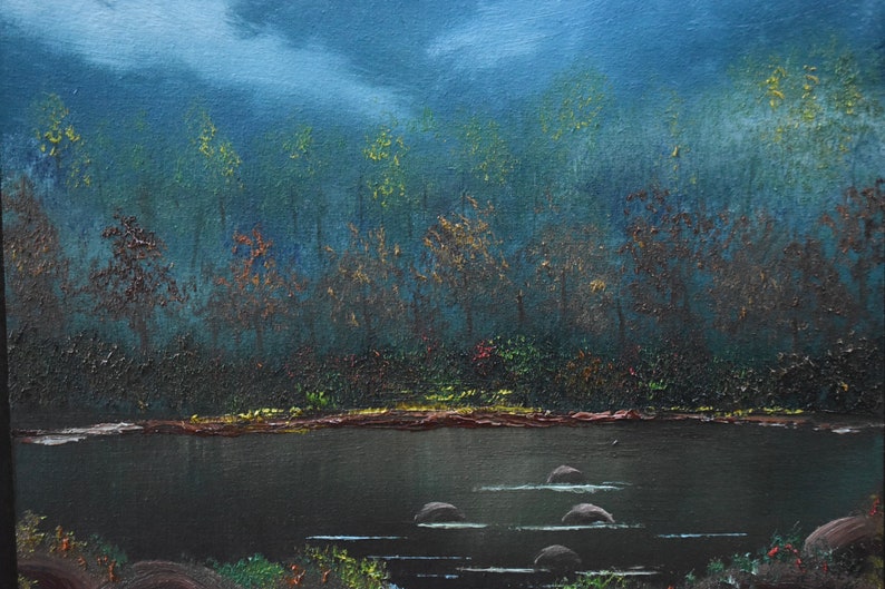 Cascading Spring Water 24x18 Oil Painting on Canvas - Etsy