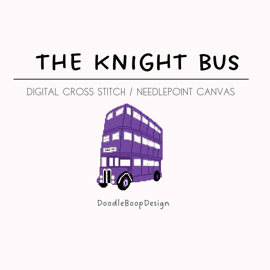 The Knight Bus | Digital Needlepoint Chart - Etsy