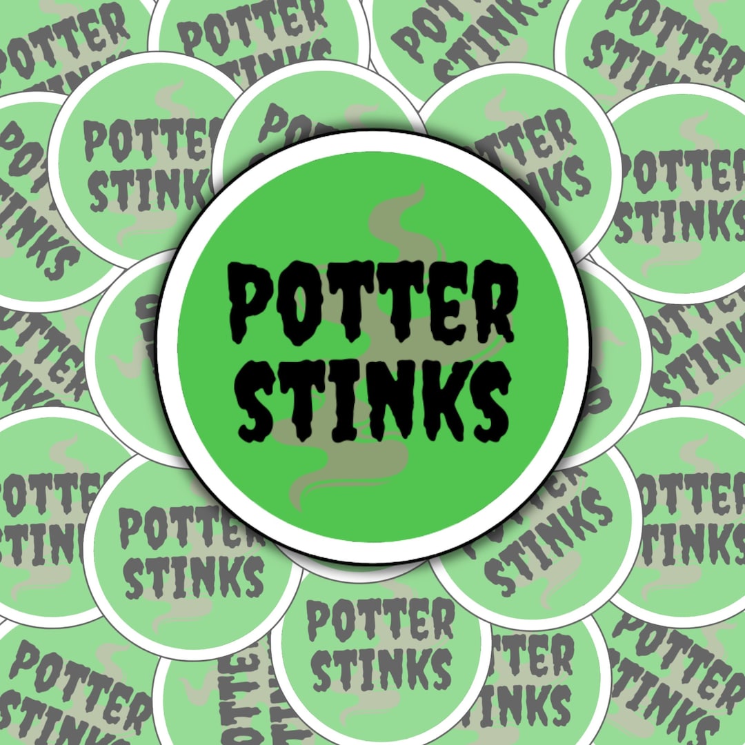 Potter Stinks Sticker - Etsy