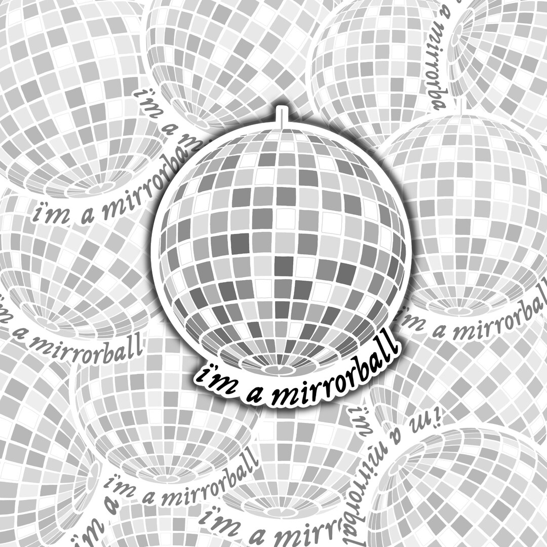 Mirrorball Sticker/ Taylor Swift Sticker/disco Ball Sticker/cute ...