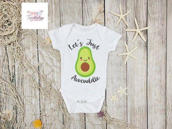 Lets Just Avocuddle Avocuddle Onesie® Cute Baby Onesie® - Etsy