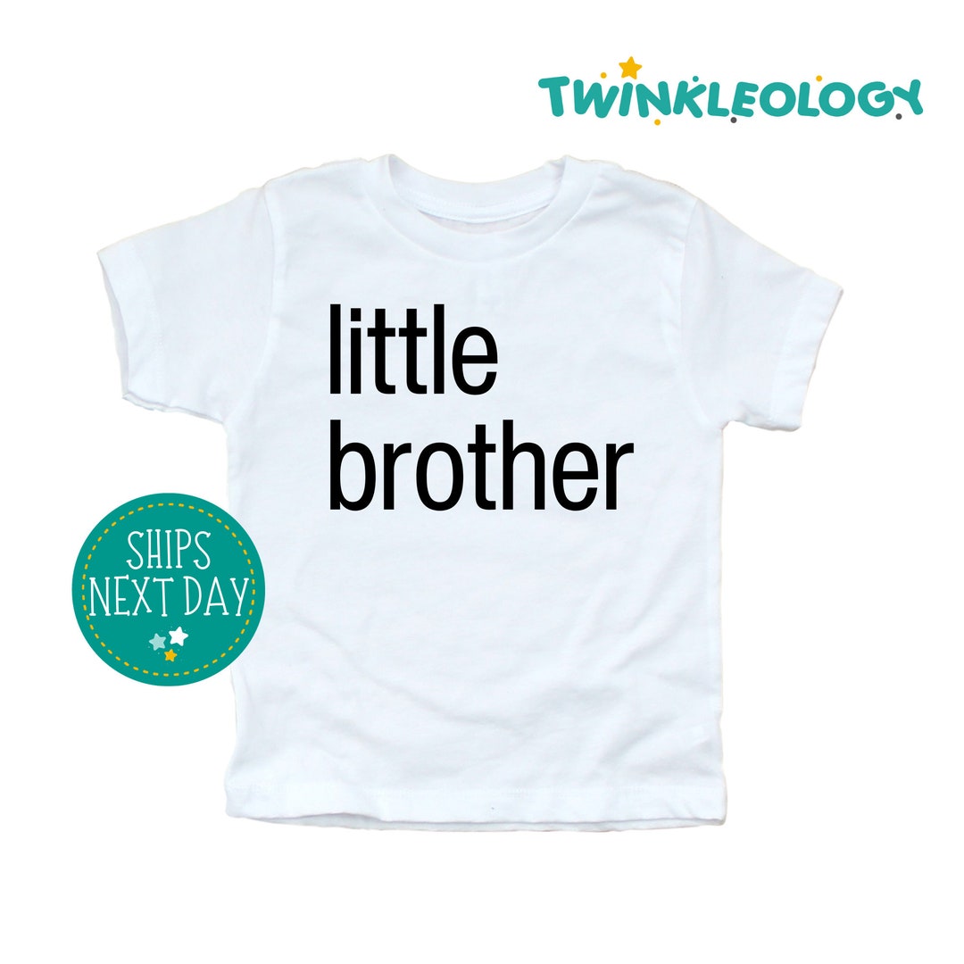 Little Brother Shirt Cute Little Brother Toddler Shirt Little Brother ...