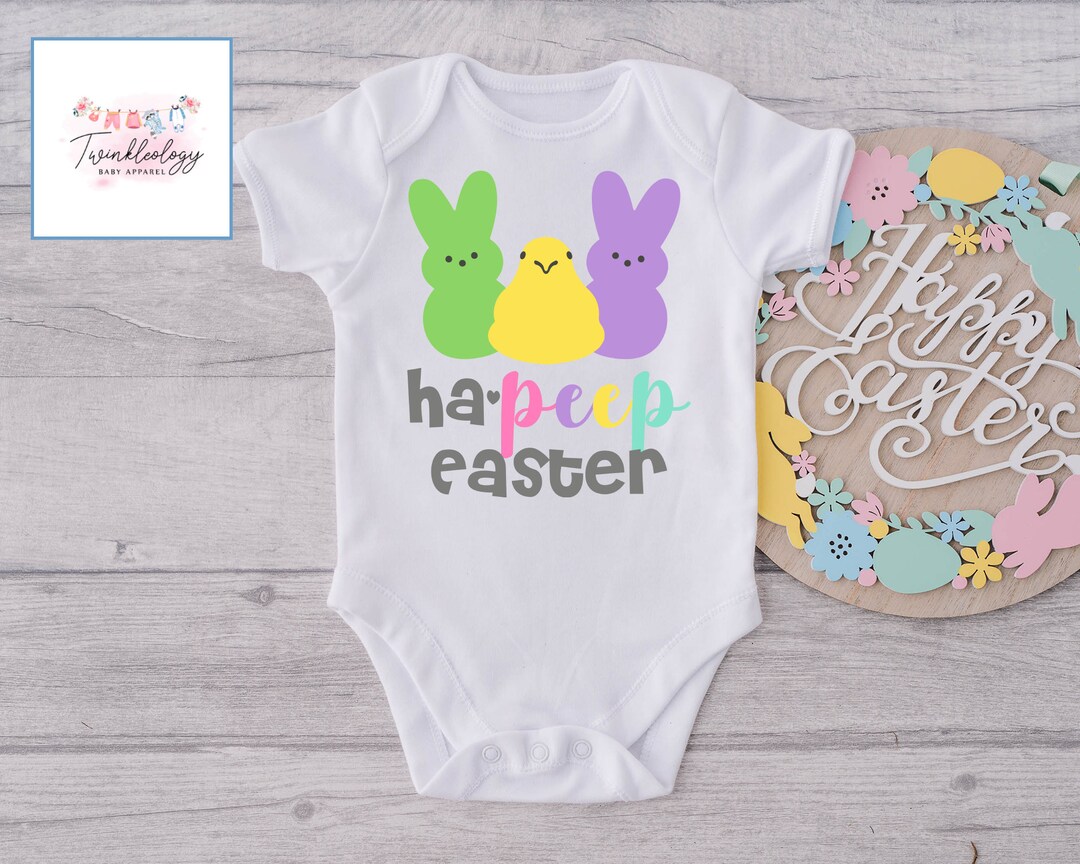 Funny Easter Onesie® Ha-peep Easter Baby Onesie® Easter Baby Bodysuit ...