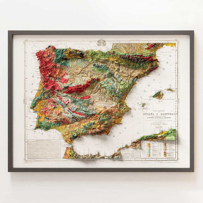 Push Pin Map Spain - Etsy UK
